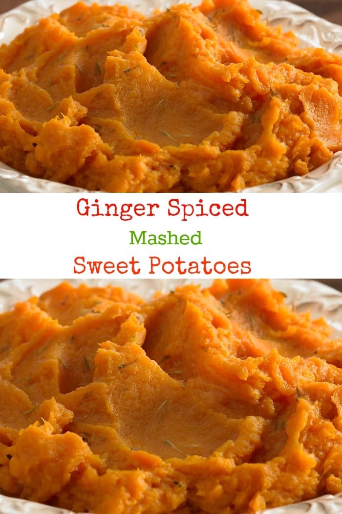 Ginger Spiced Mashed Sweet Potatoes | NONDON