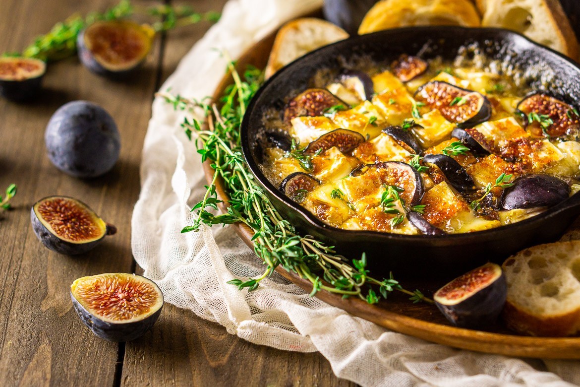 Baked Brie Dip With Figs And Dirty Dick S Hot Sauce